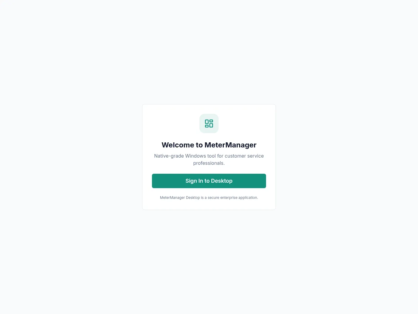 MeterManager Desktop