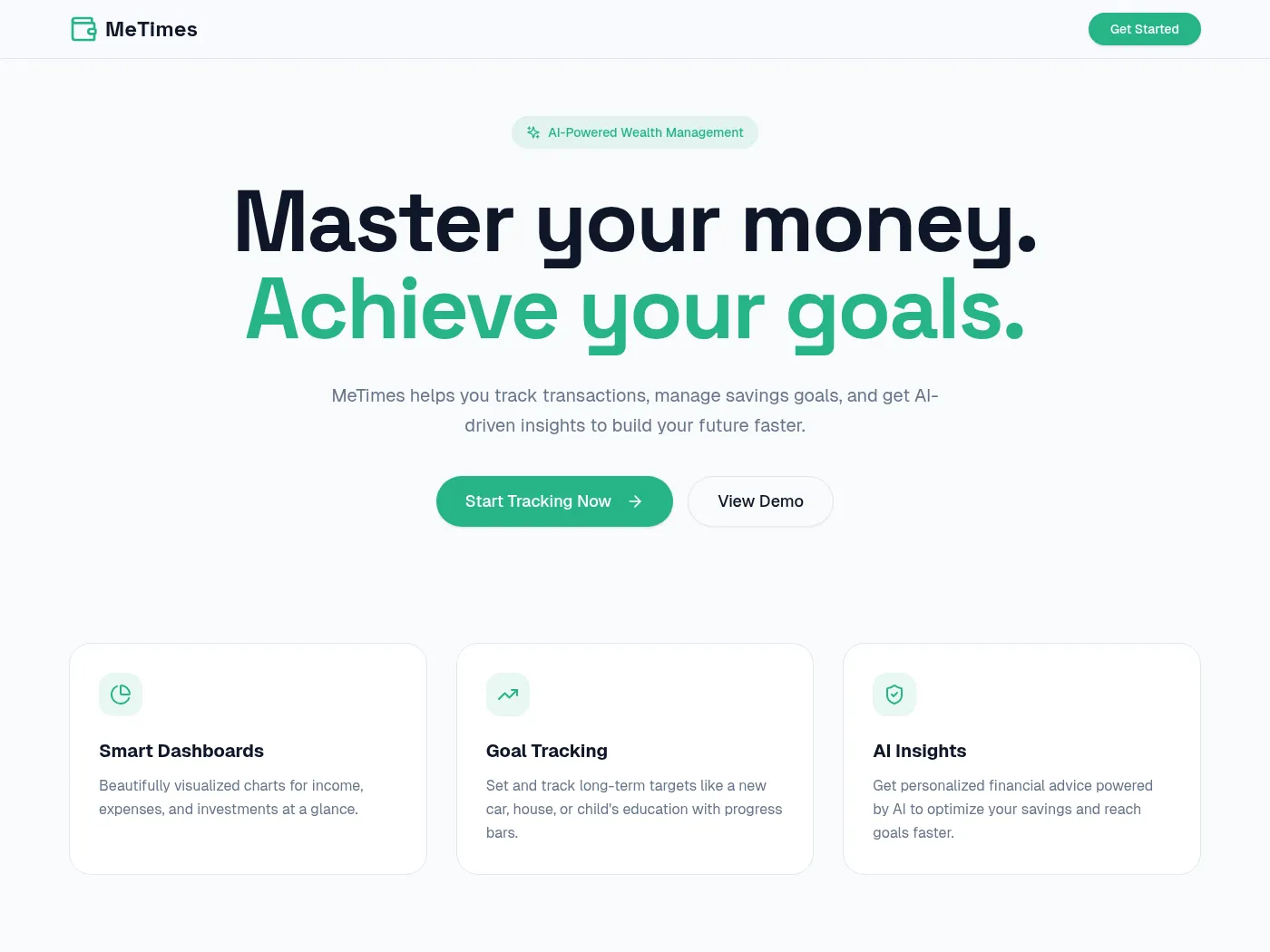 MeTimes Finance Tracker