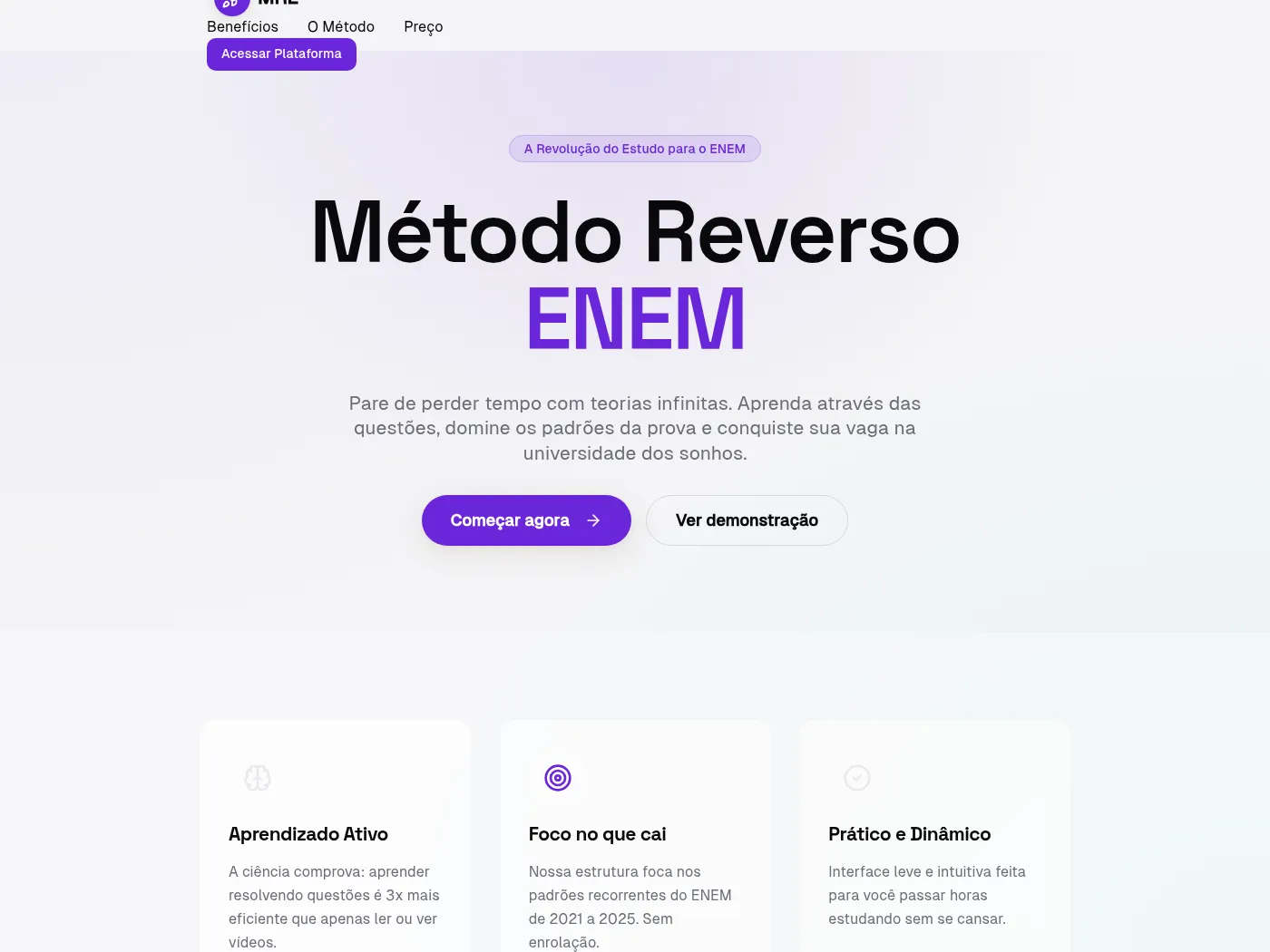 Método Reverso ENEM