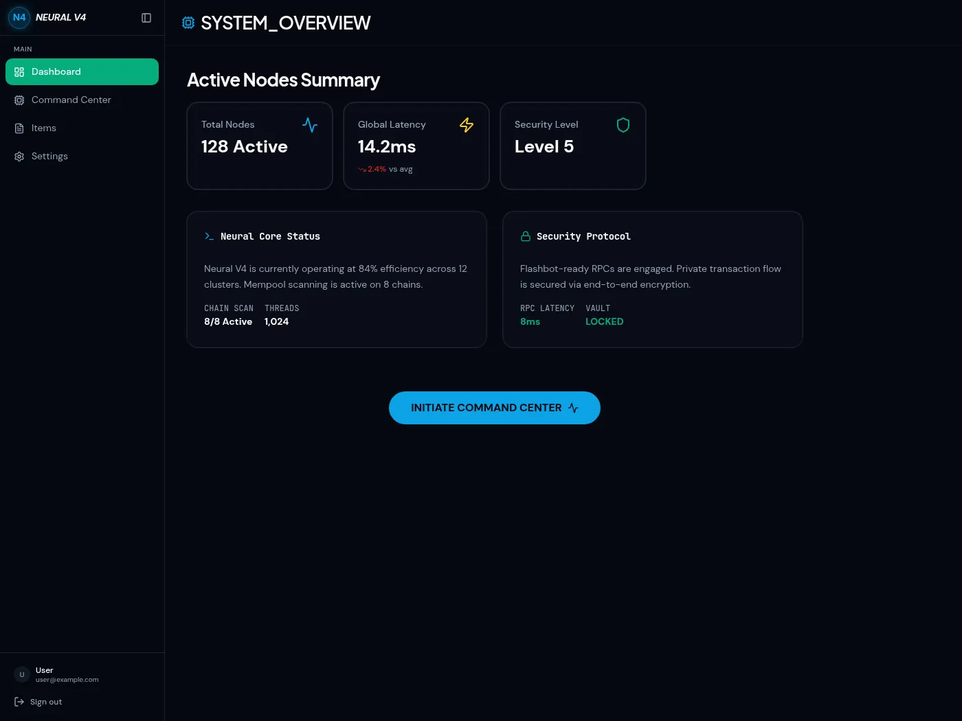 MEV Bot UI Simulator