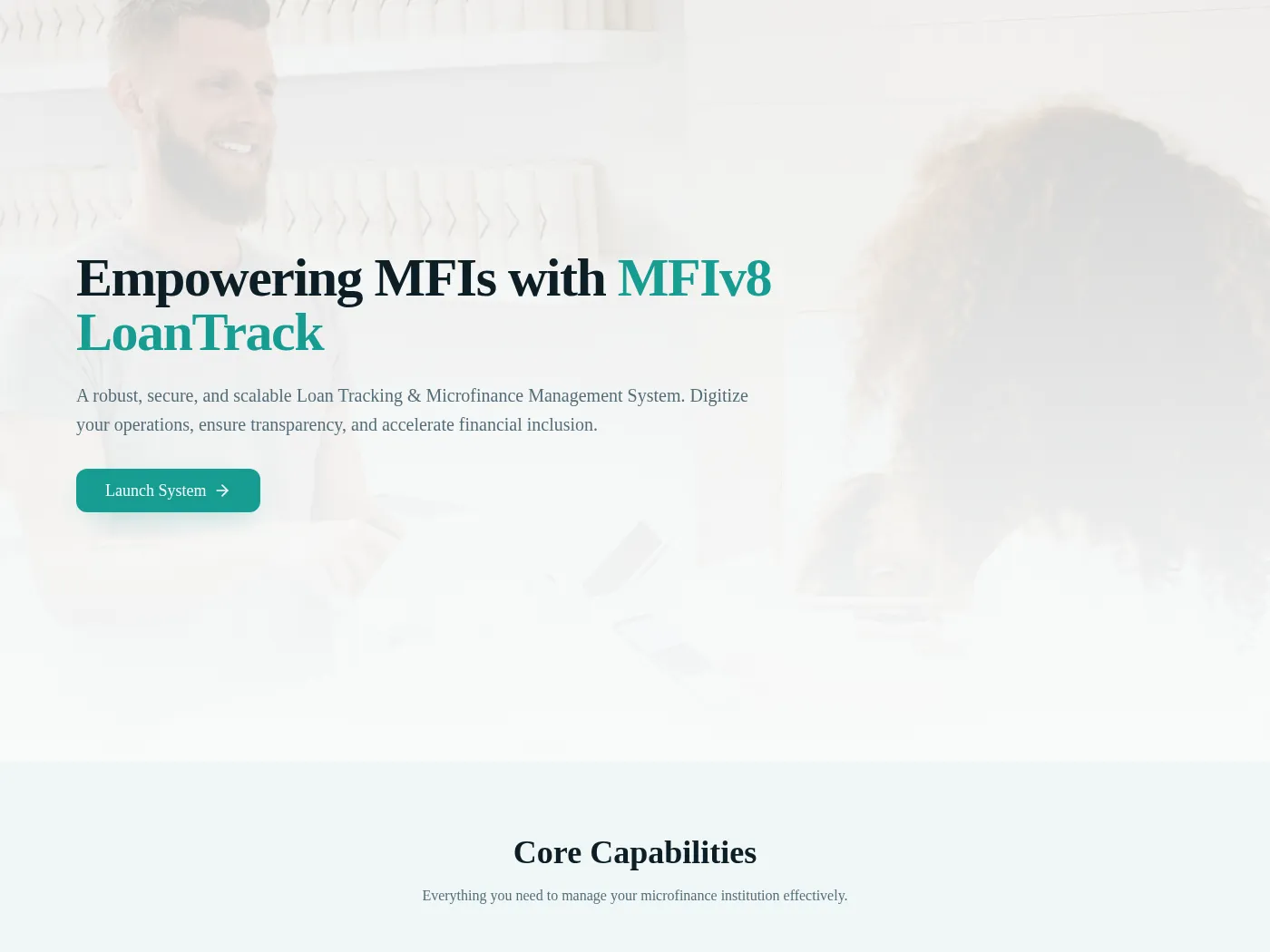 MFIv8 LoanTrack Suite