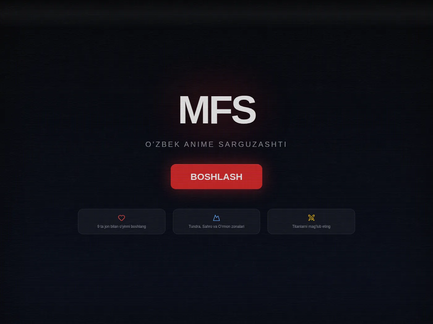 MFS: O'zbek Anime Game