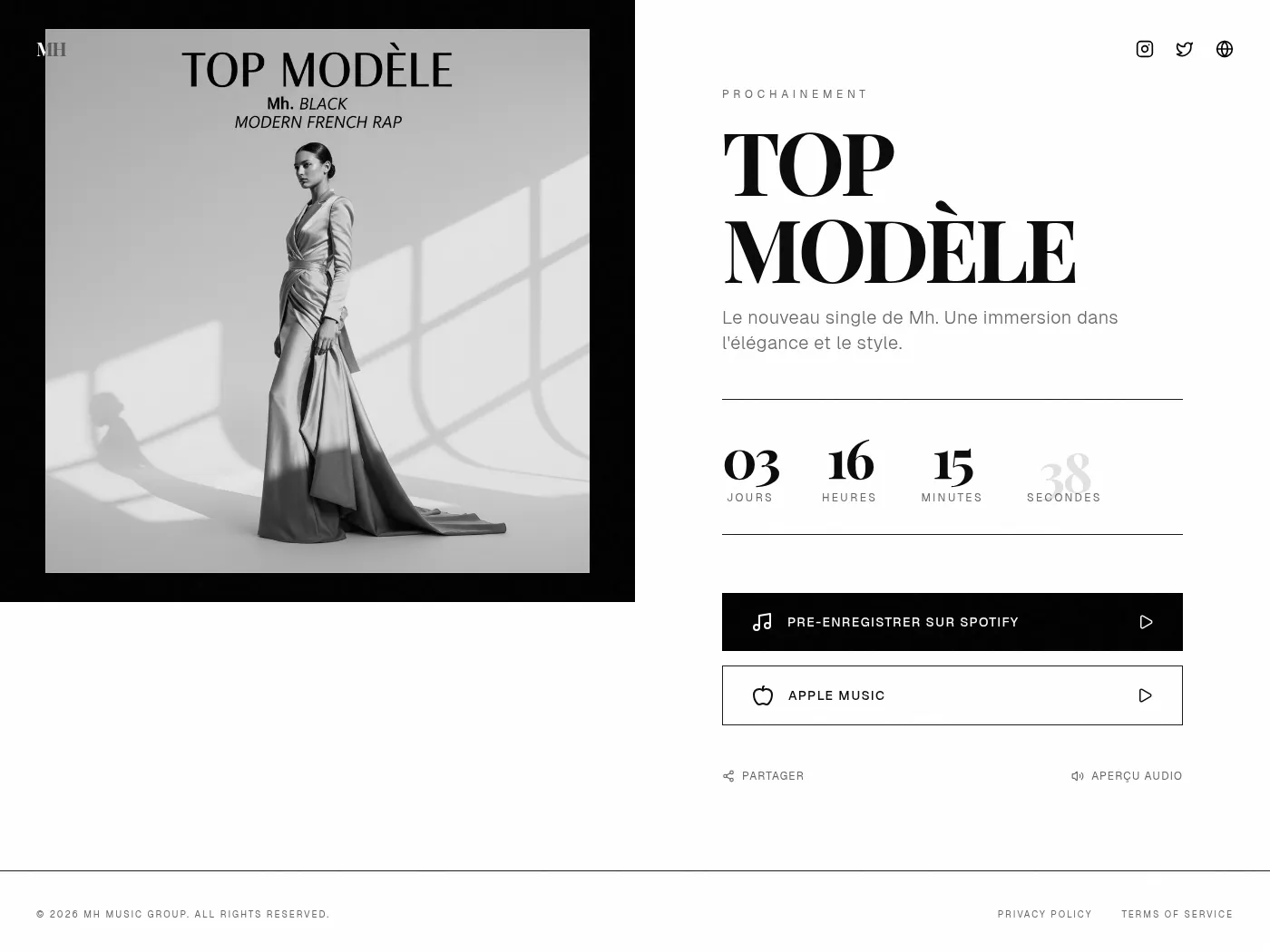 Mh Artist Promo Site