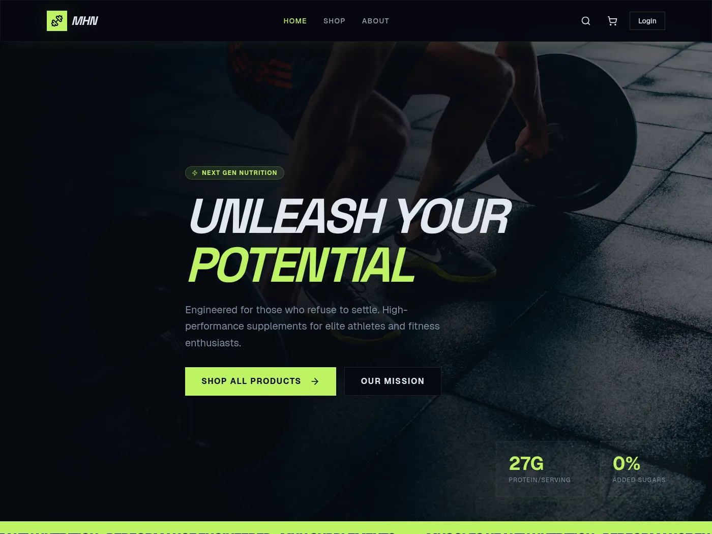 MHN Supplements Shop