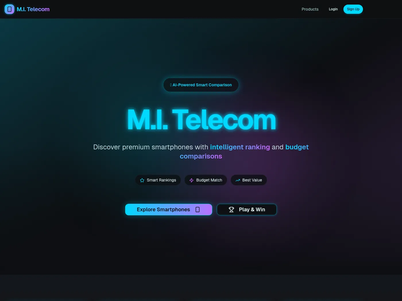 MI Telecom Web App
