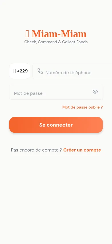 Miam-Miam Mobile App