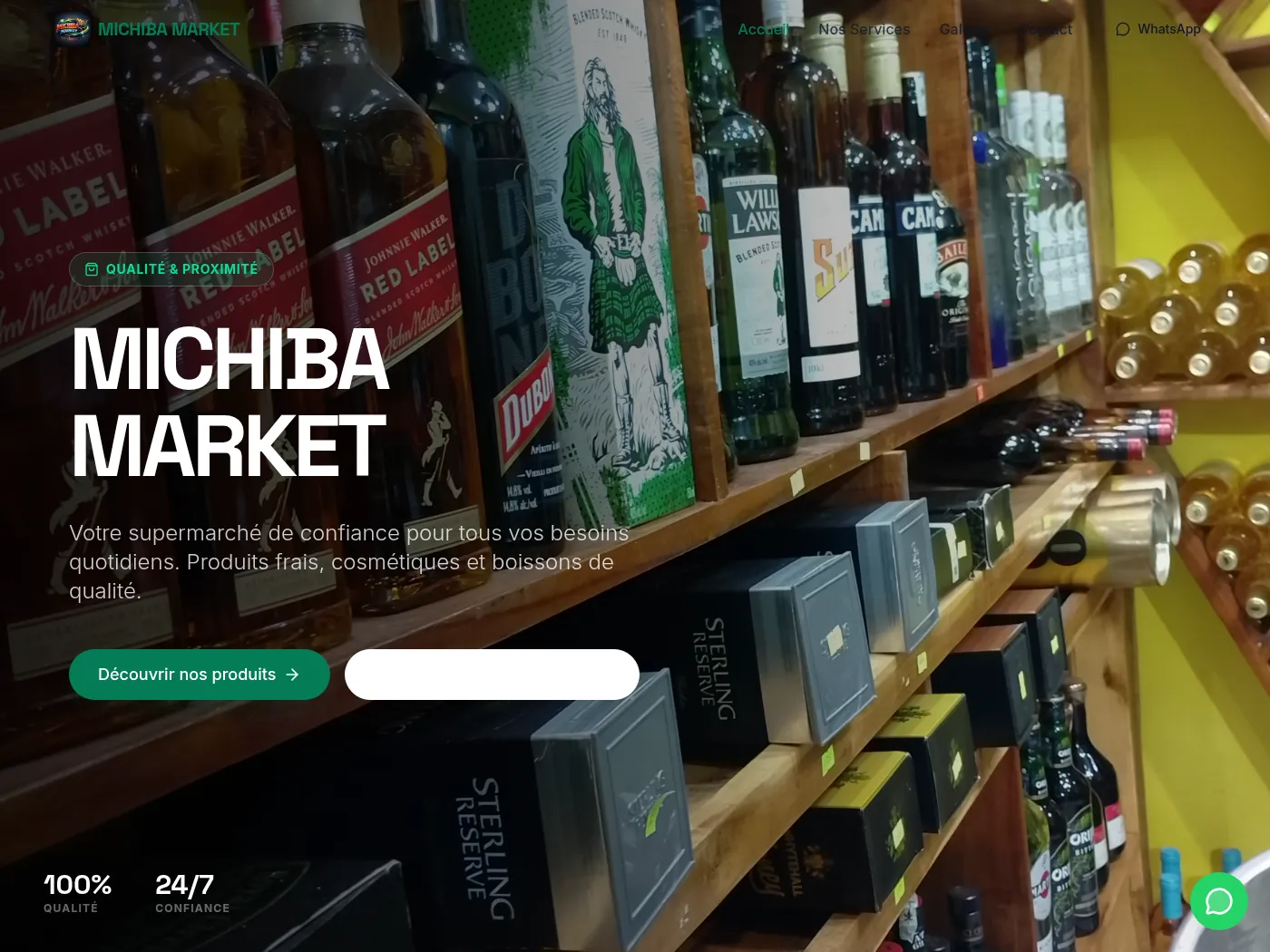 Michiba Market Web Presence