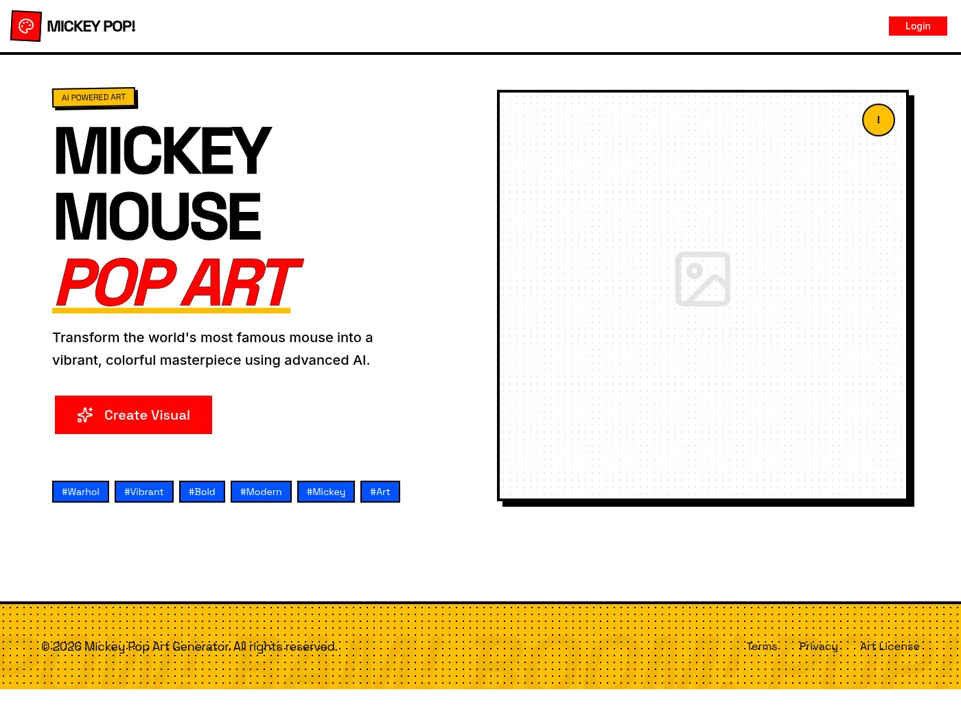 Pop Art Mickey Visual