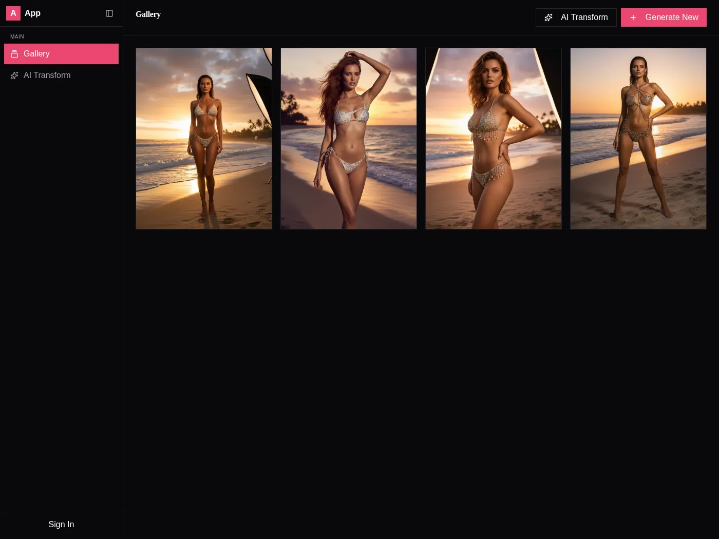Micro Bikini AI Gallery