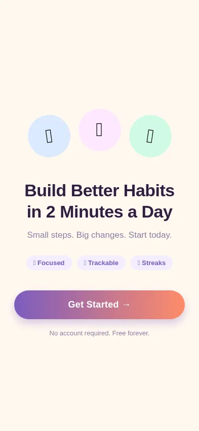 Daily Micro‑Habits