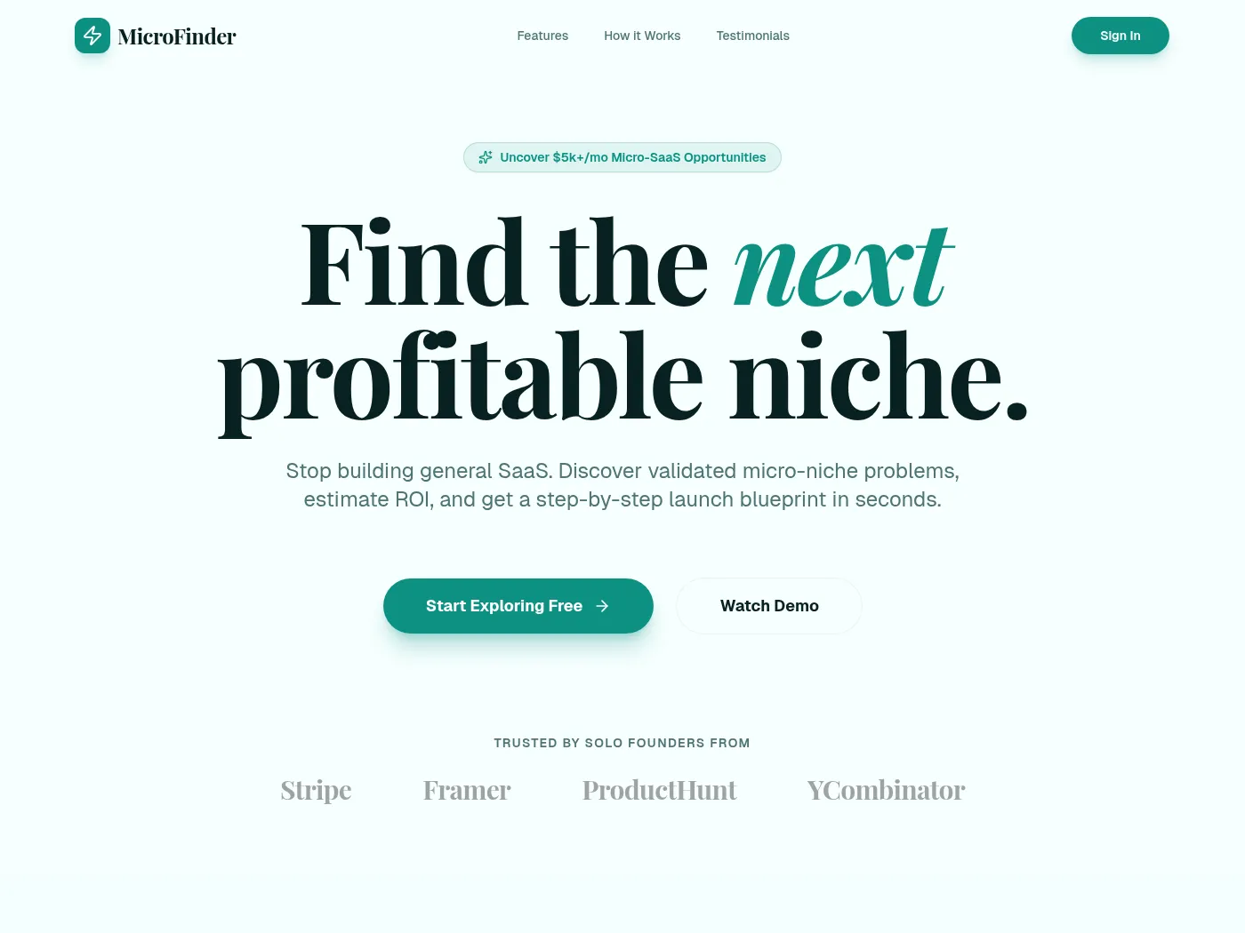 Micro-SaaS Opportunity Finder