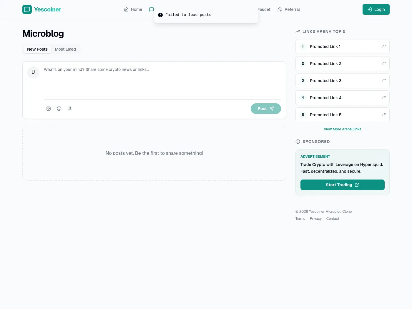 MicroBlog Clone