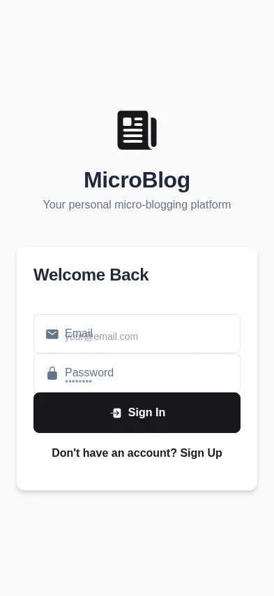 MicroBlog Mobile Studio