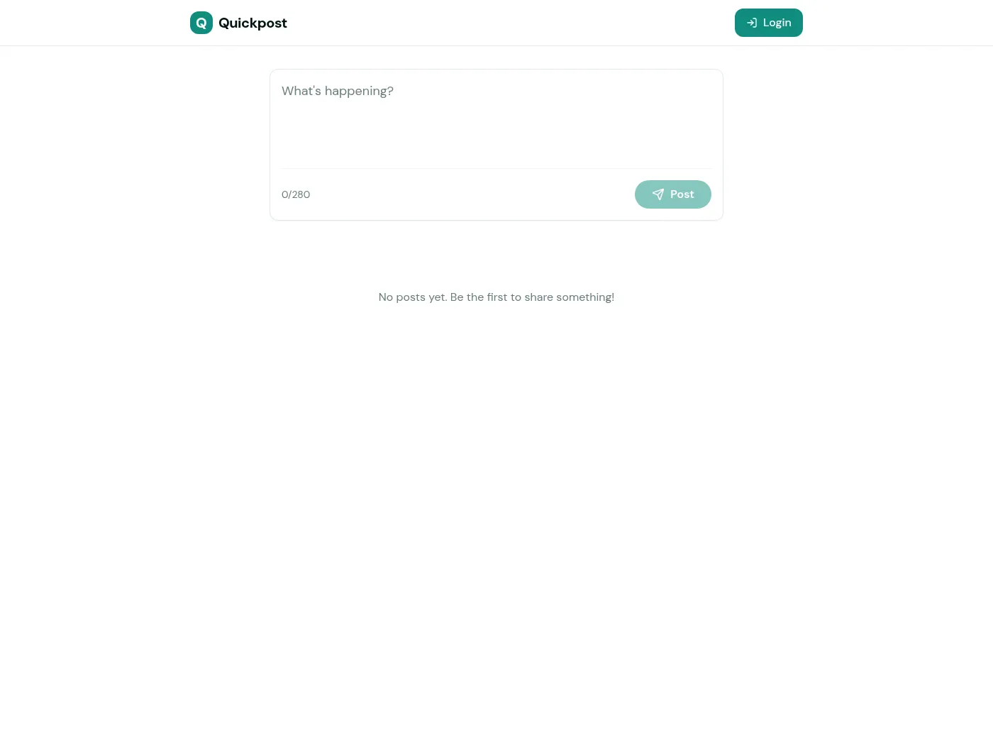 MicroBlog Quickpost