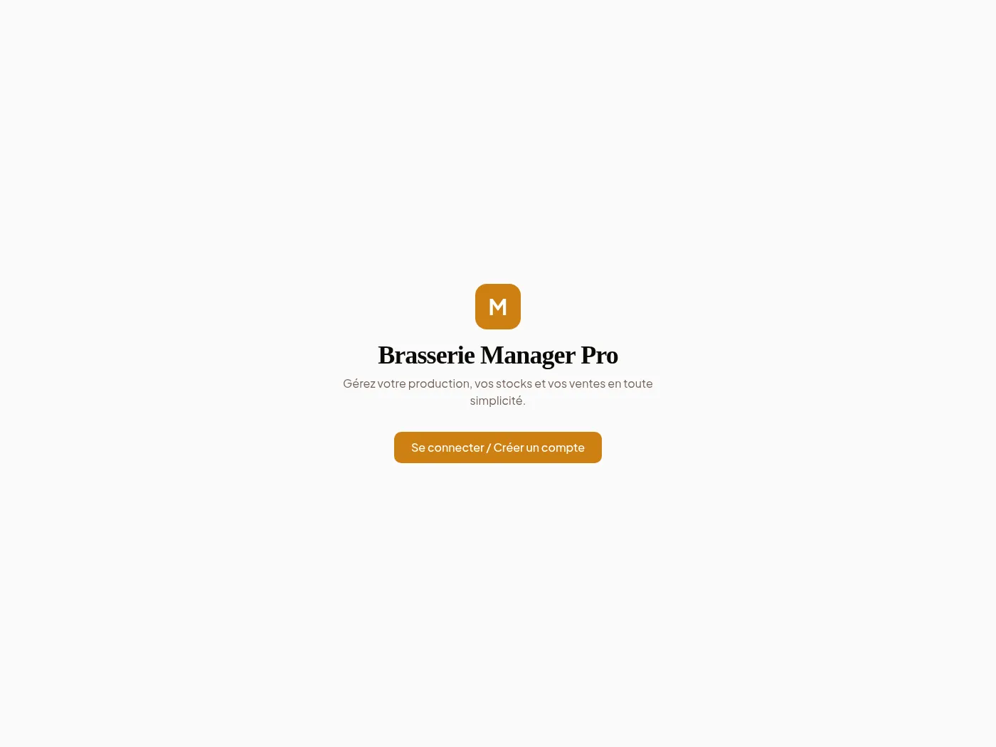 Microbrewery Manager Pro
