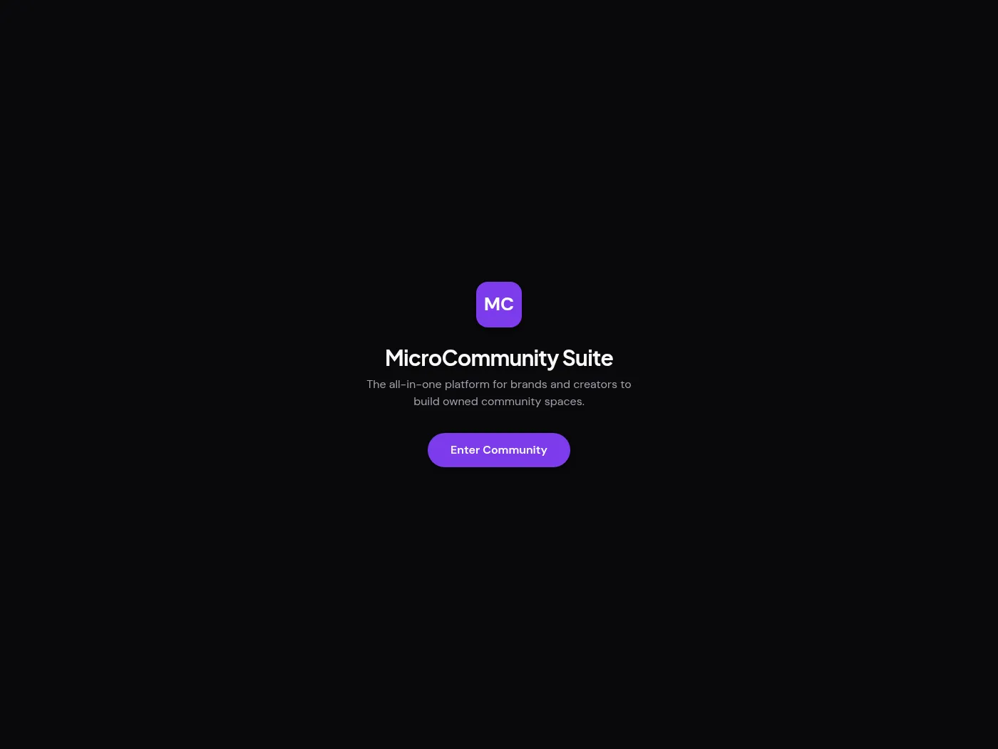 MicroCommunity Suite