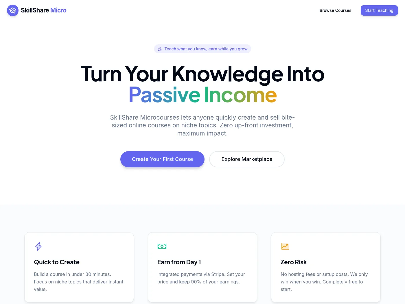 SkillShare Microcourses