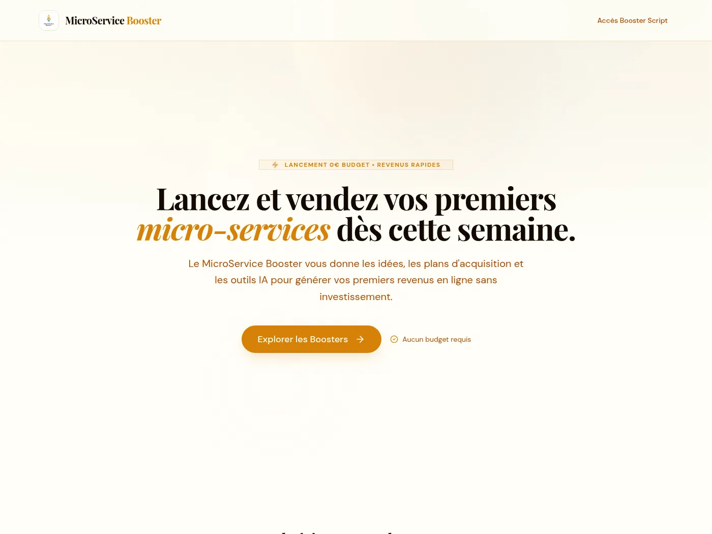 MicroService Booster