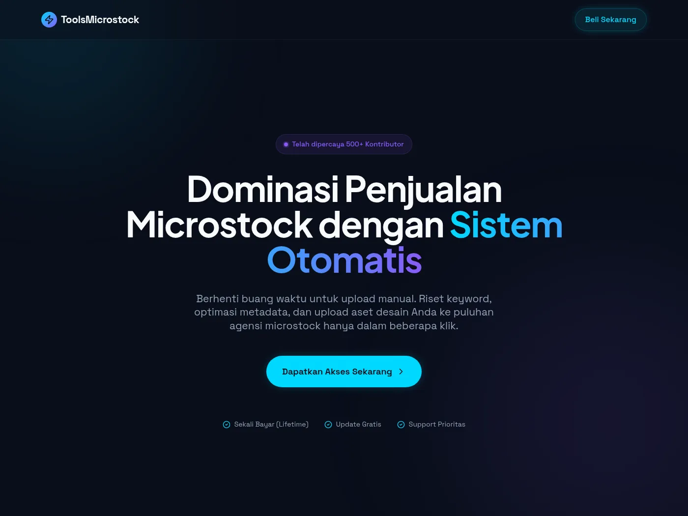 Microstock Tools Landing