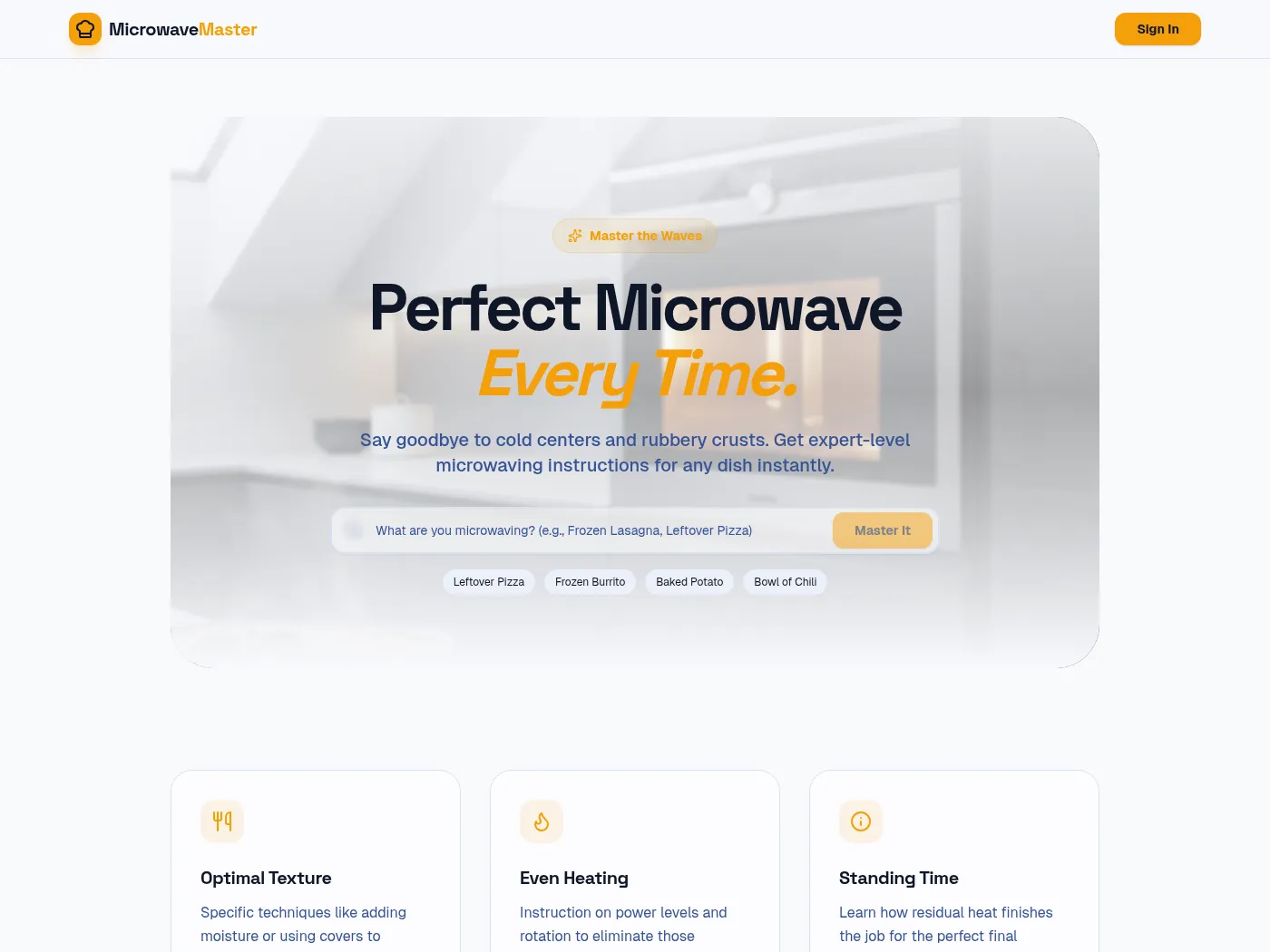Microwave Meal Master