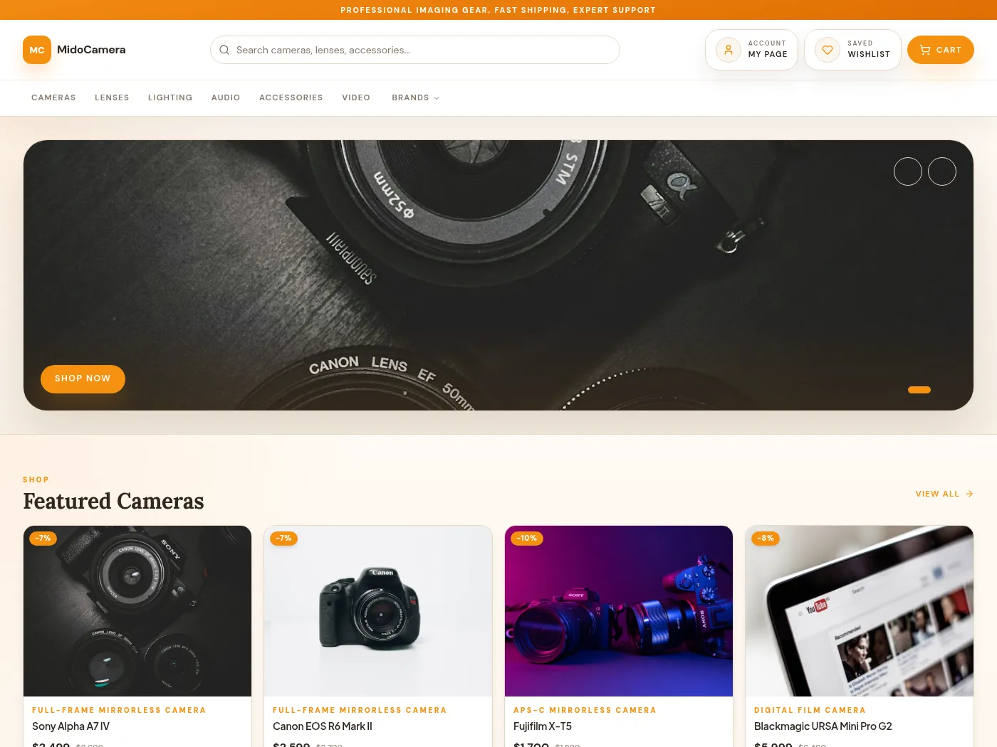 MidoCamera Commerce