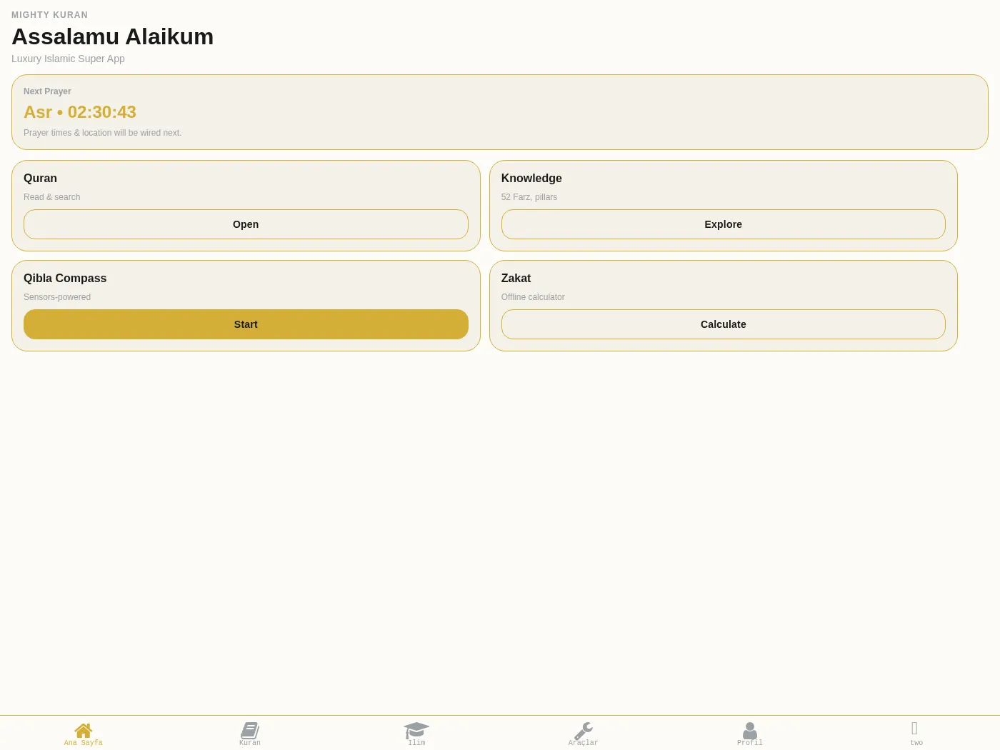 Mighty Kuran Super App