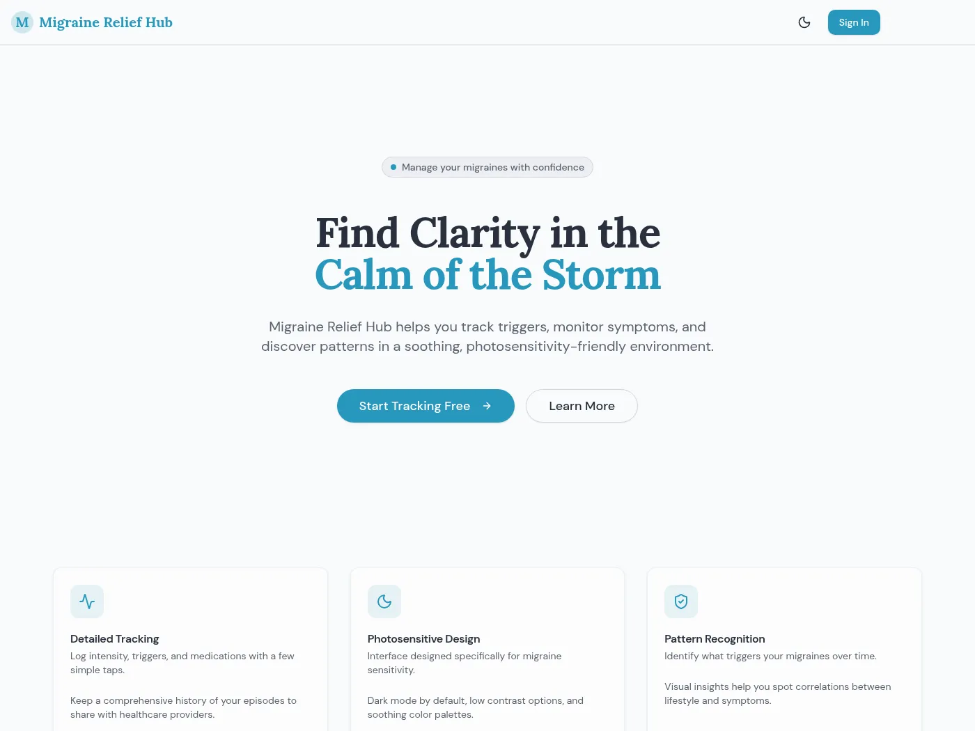 Migraine Relief Hub