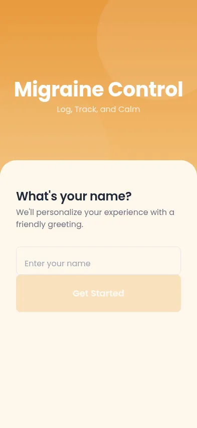 Migraine Control Tracker