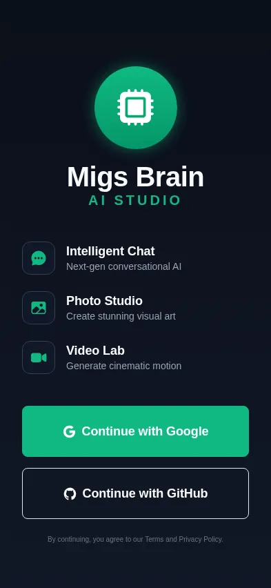 Migs Brain AI Studio