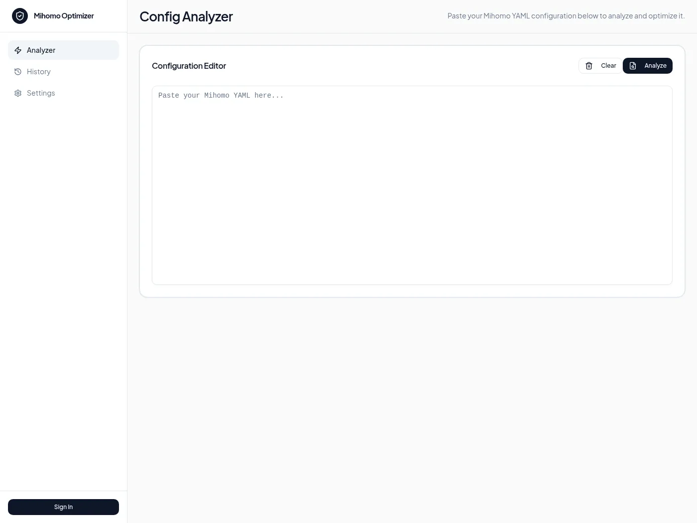 Mihomo Config Optimizer