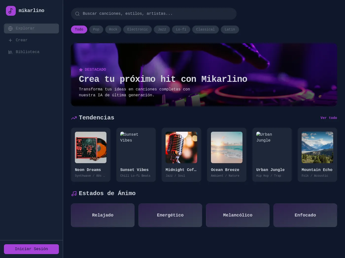 Mikarlino AI Music Maker