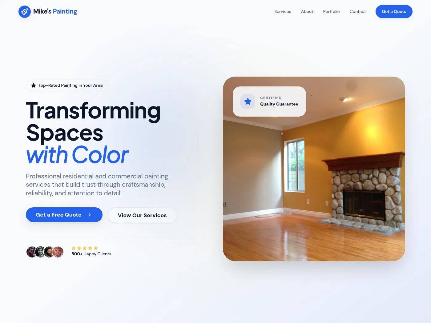 Mike’s Painting Pro Site