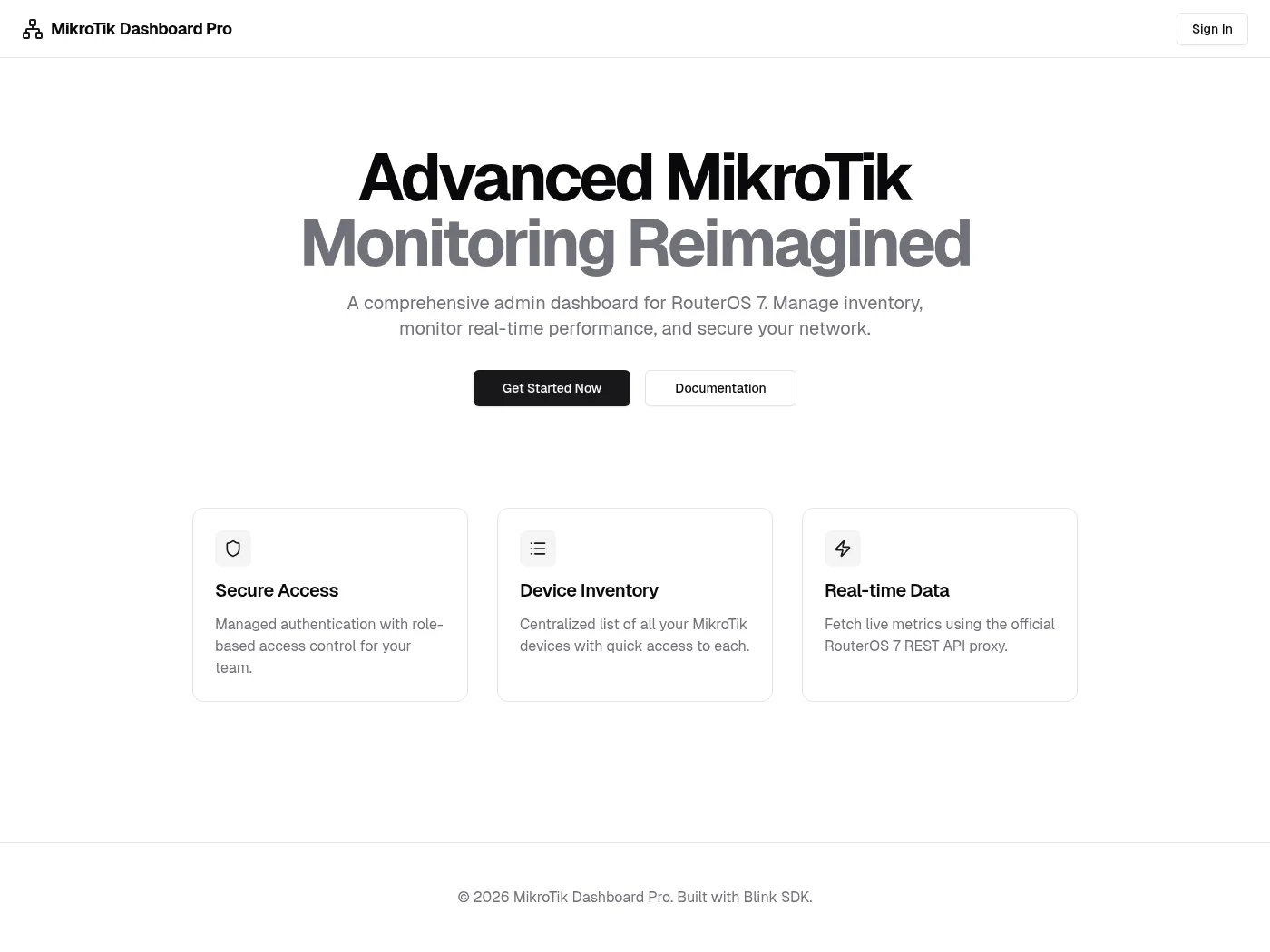 MikroTik Dashboard Pro