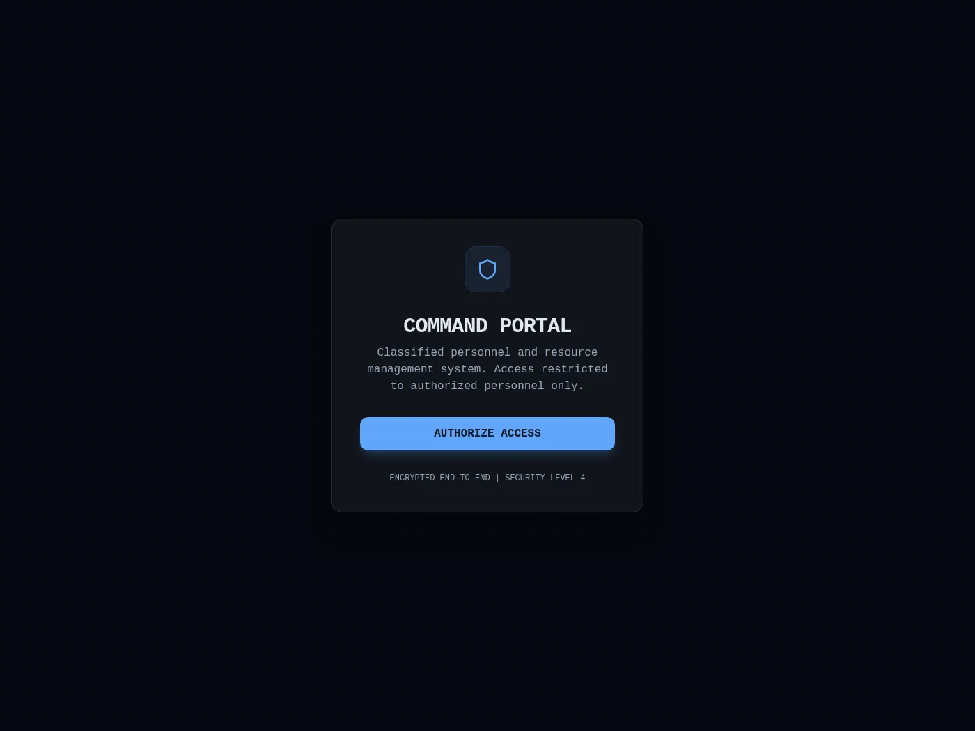 Military Personnel Portal