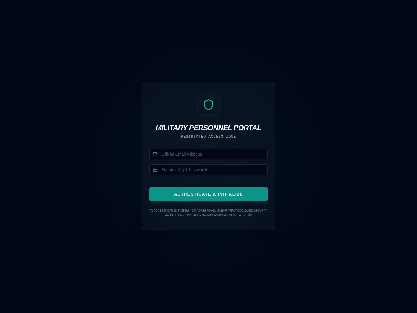 Military Services Portal