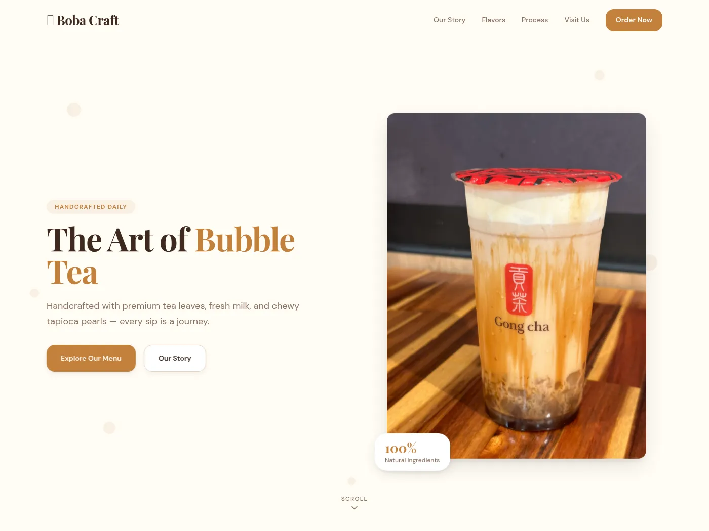 Milk Tea Scroll Magic
