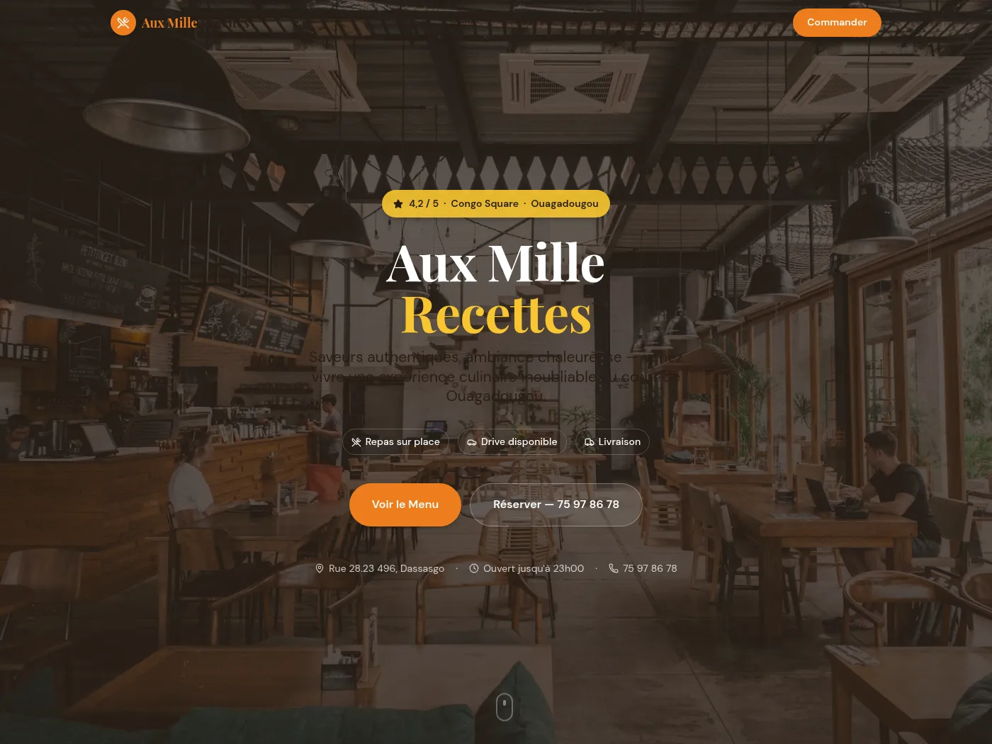 Aux Mille Recettes Site