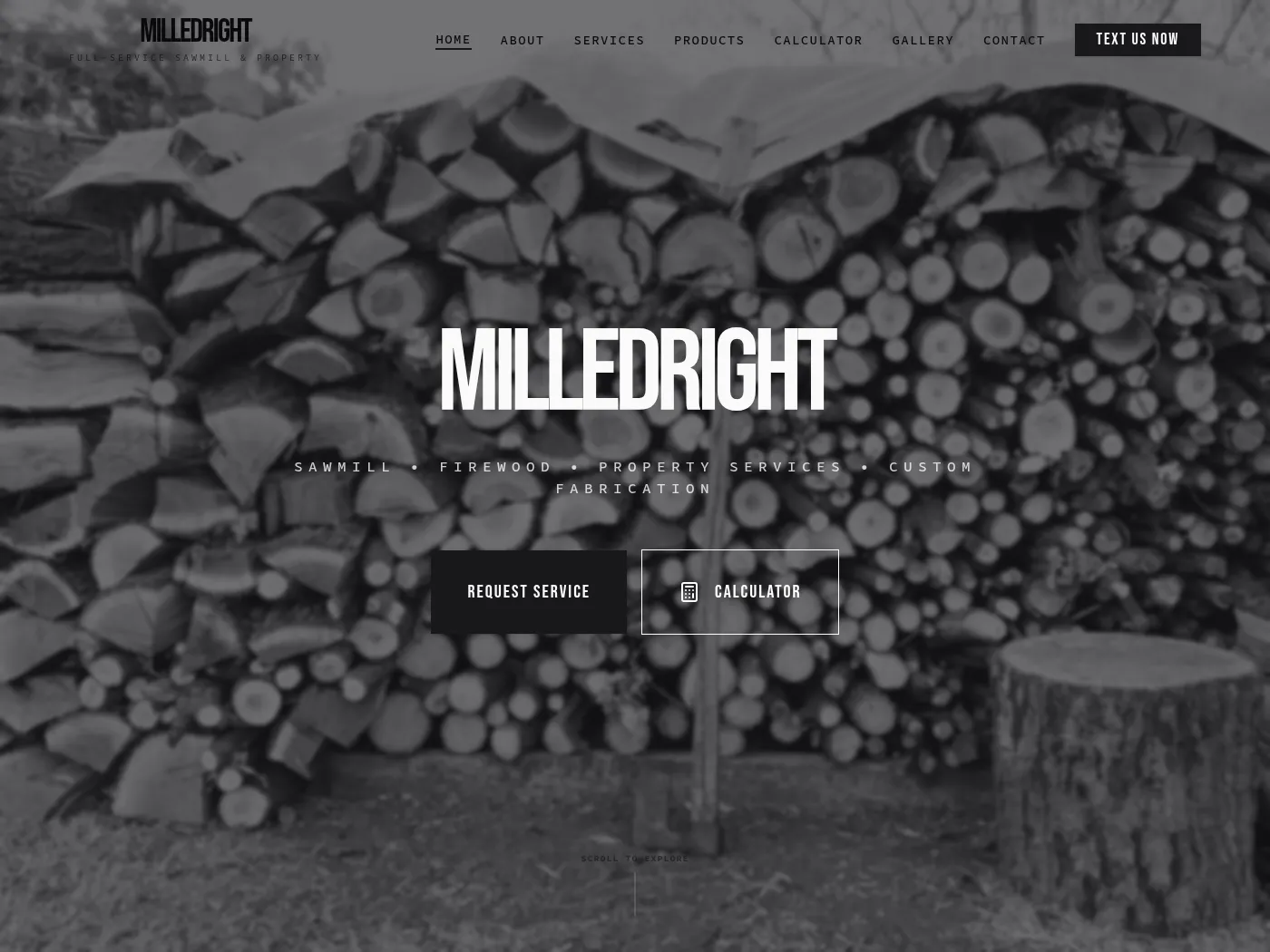 MilledRight Full-Service Site