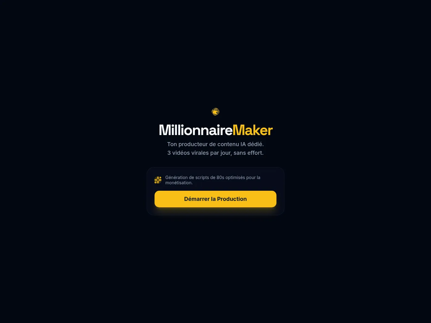 Millionnaire Maker Agent