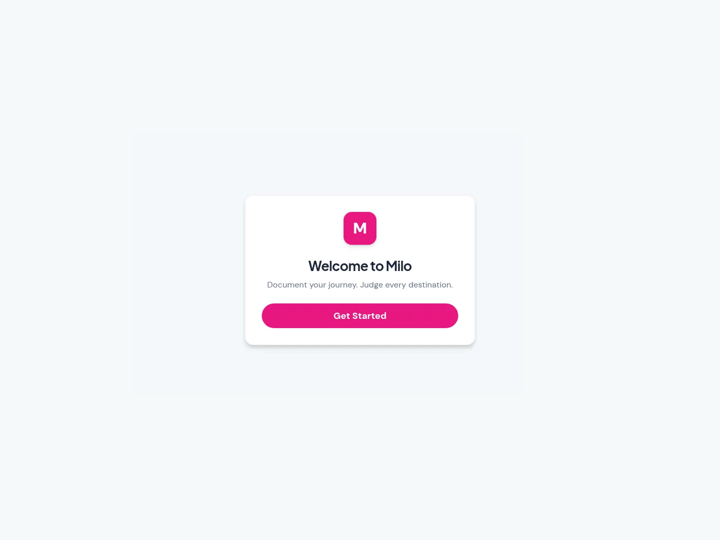 Milo Travel Reviews App