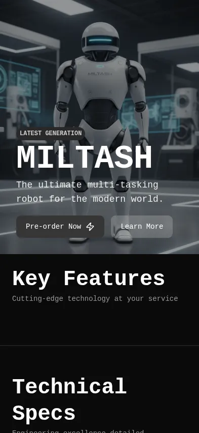 Miltash Robot Site