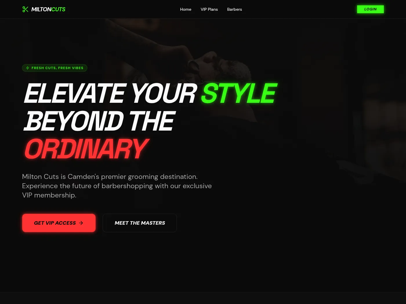 Milton Cuts VIP Portal