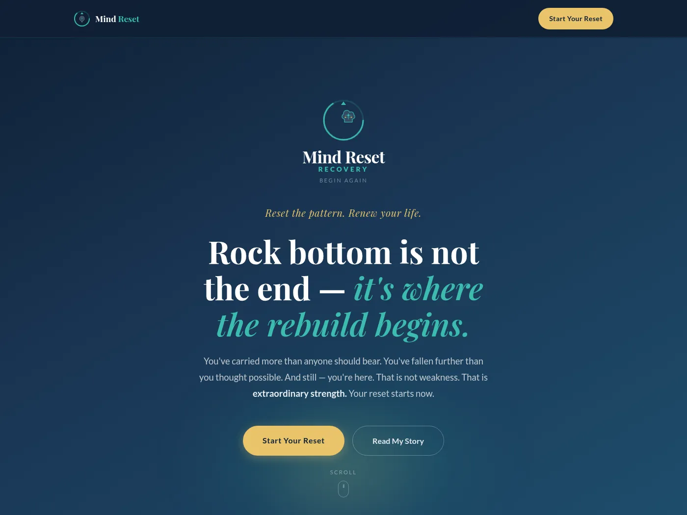 Mind Reset Recovery Site