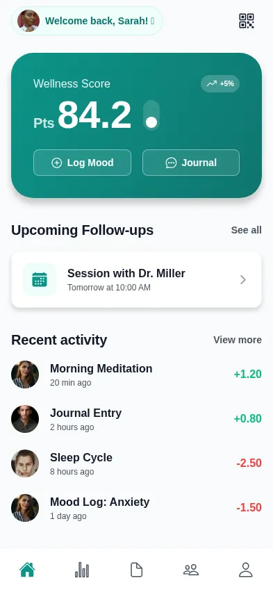 MindCare Connect UI