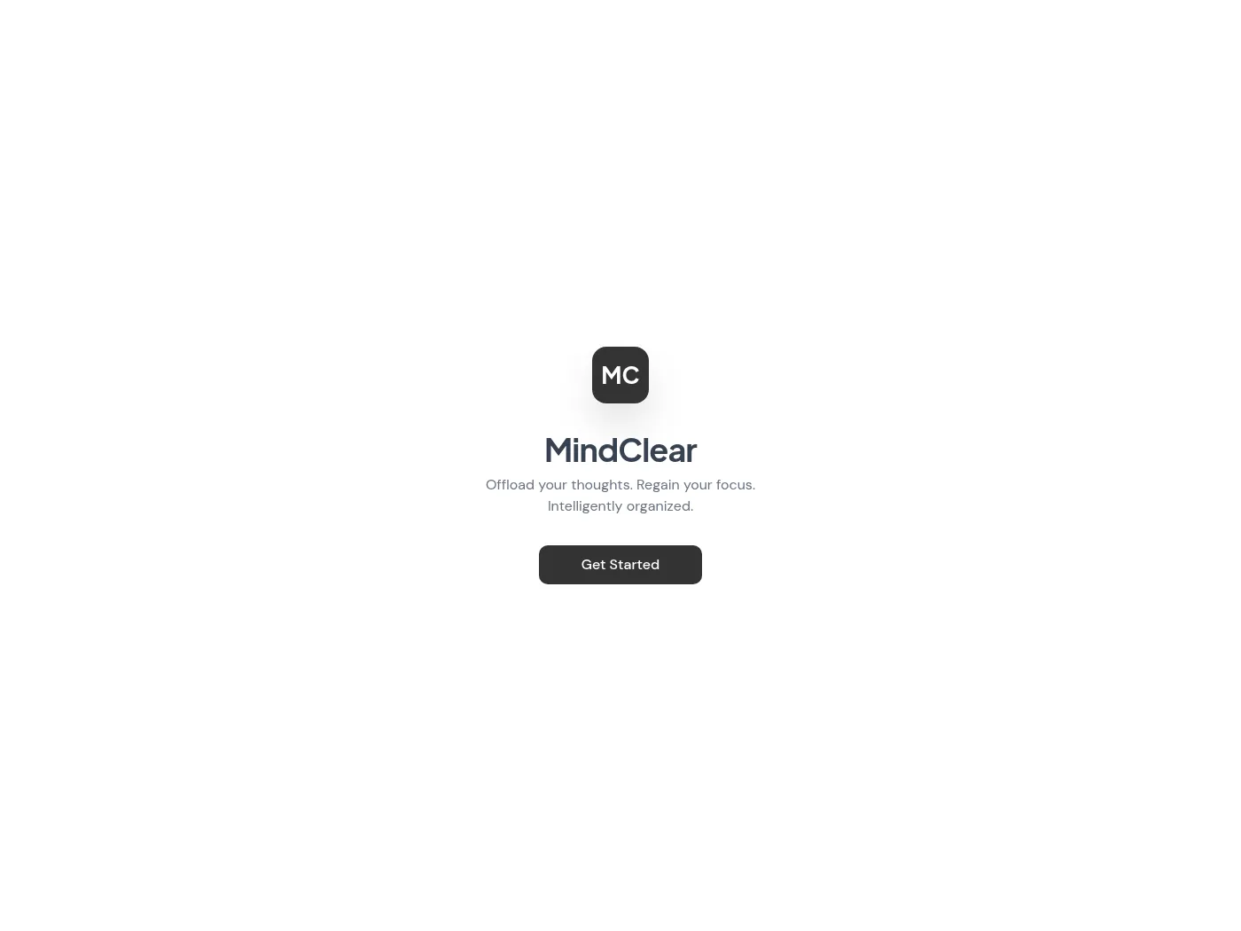 MindClear Organizer