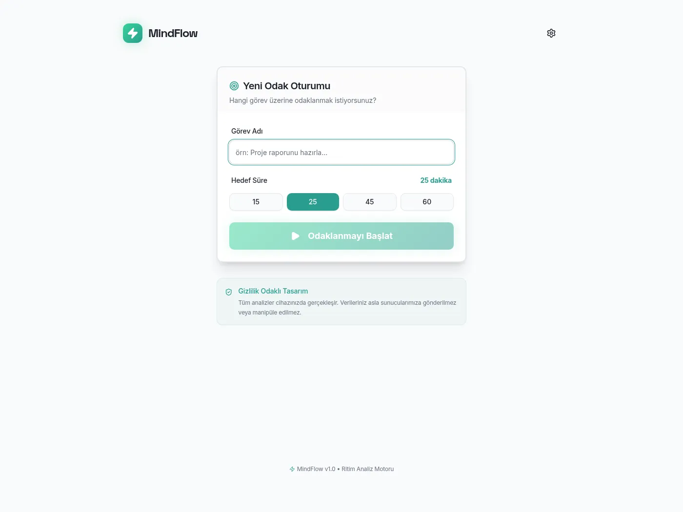 MindFlow Focus Coach