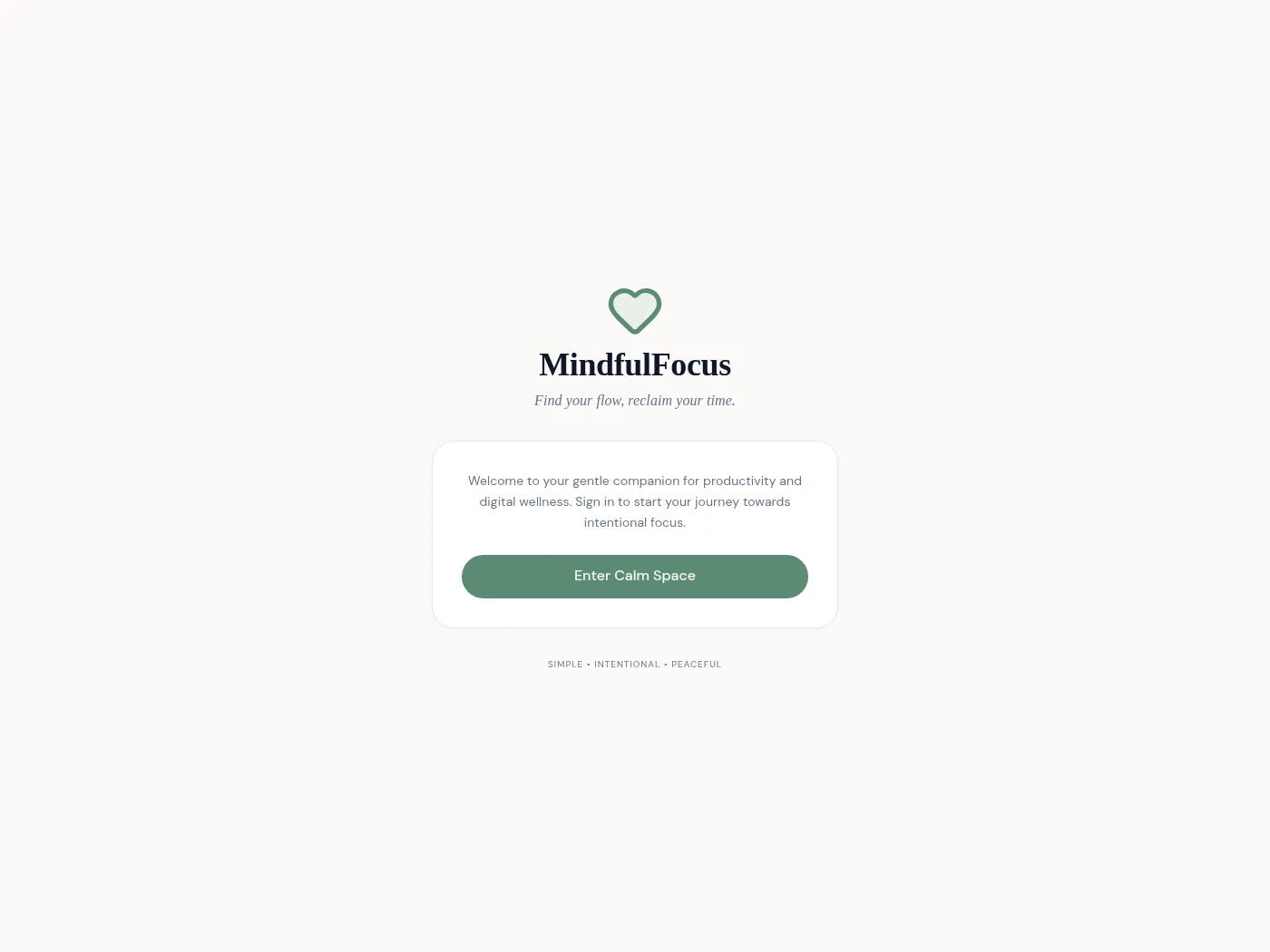Mindful Focus Tool