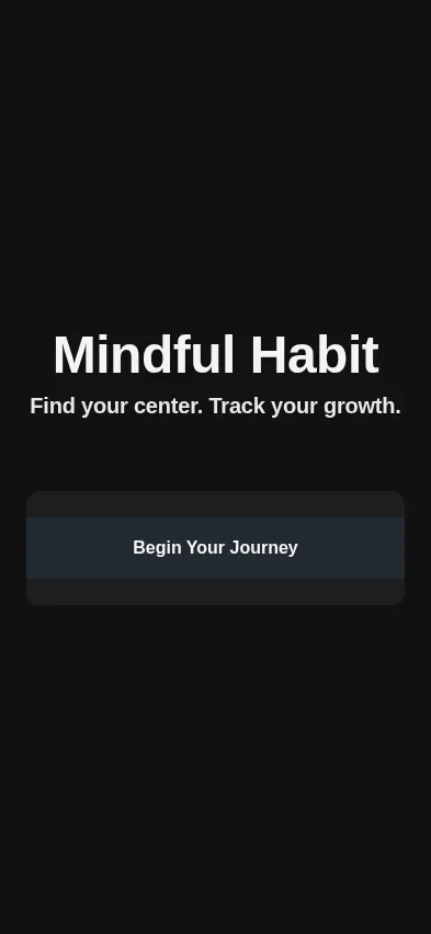 Mindful Habit Tracker