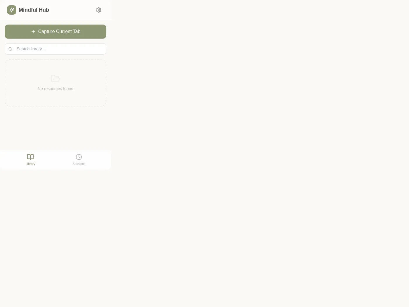 Mindful Library Extension