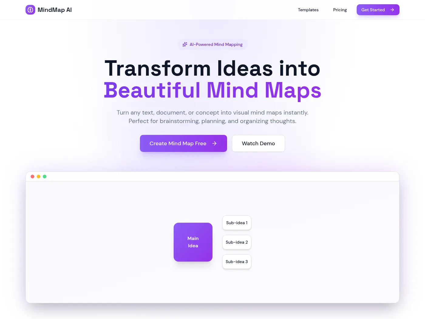 MindMap AI Web